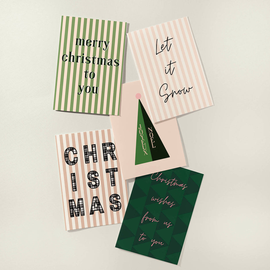 Christmas Cards | Modern Christmas Card Packs | Greenwich Paper Studio